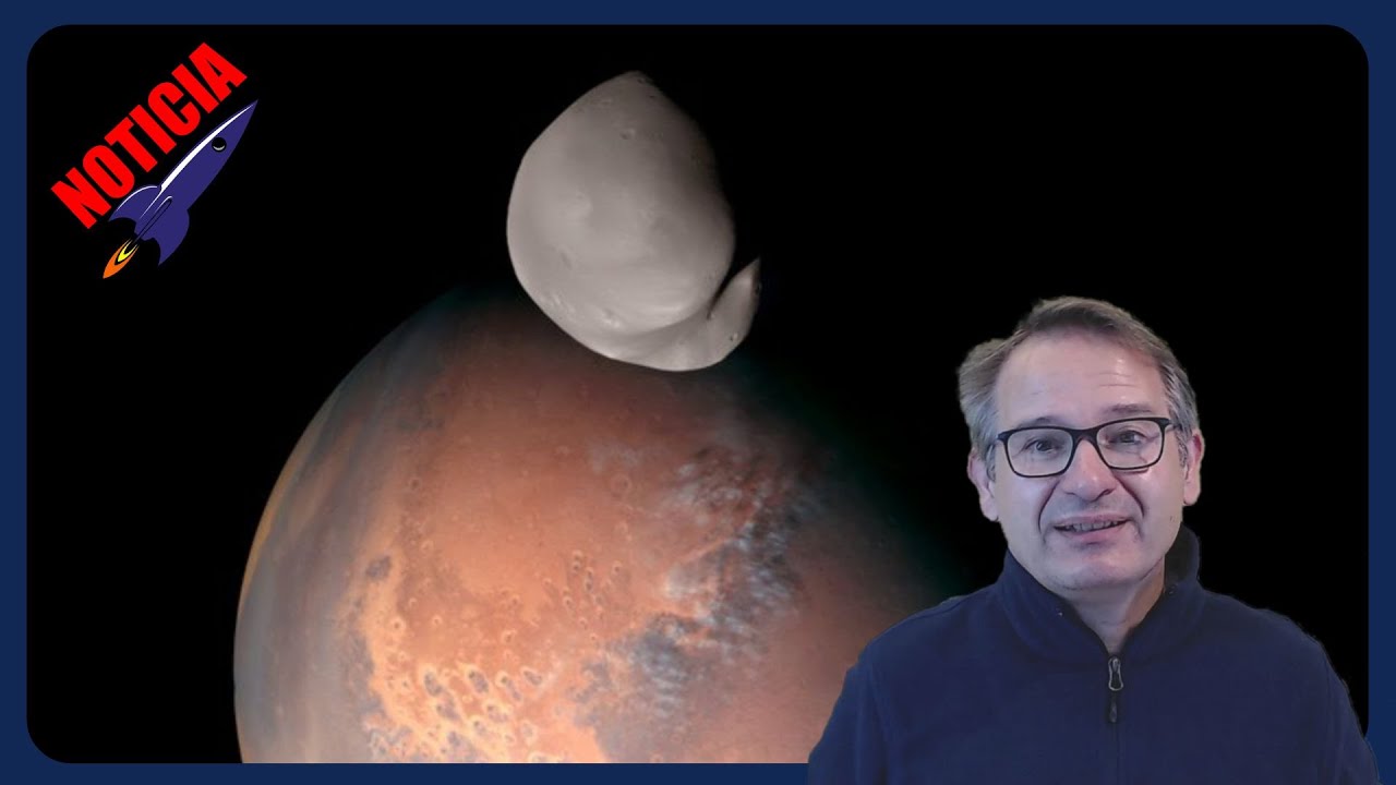 Impresionante foto de la luna de MARTE DEIMOS - YouTube