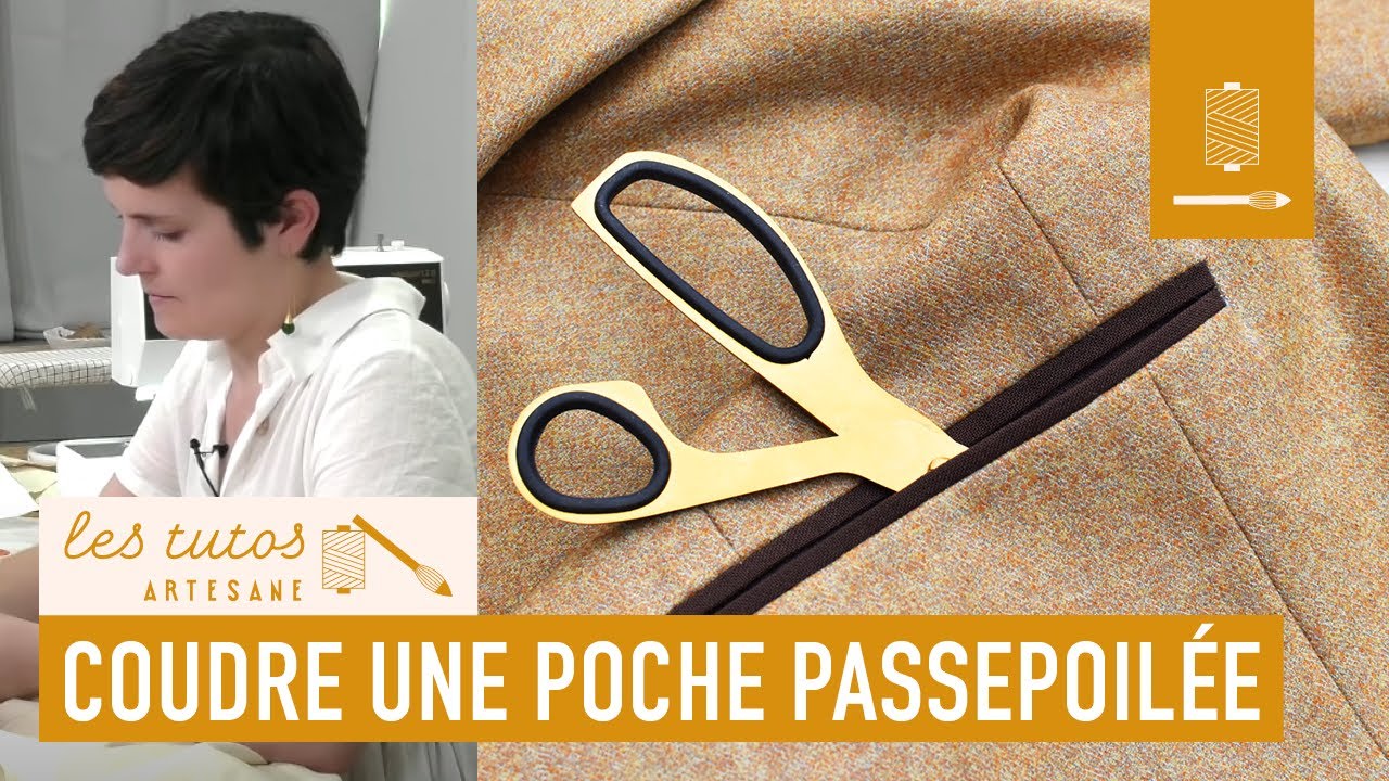TUTO - Comment coudre une poche paysanne (ou une poche passepoilée ...