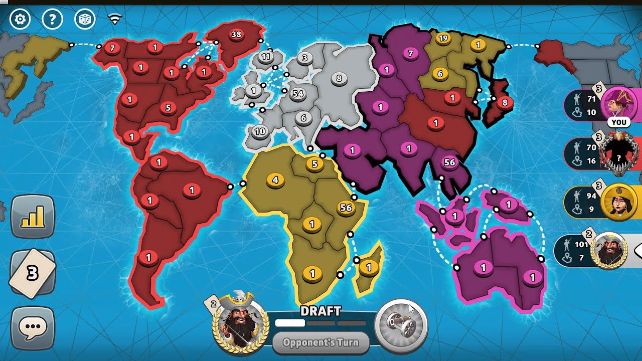 RISK: Global Domination Classic Map Gameplay - YouTube