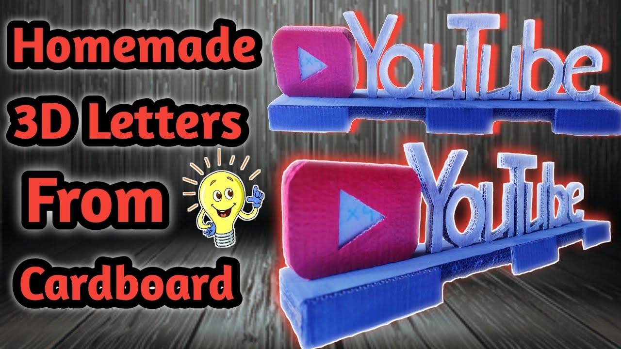 DIY 3D YOUTUBE Letters How To Make 3D Letters From Cardboard Homemade 3d Letters DIY 3d diy-3d-youtube-letters-how-to-make-3d-letters-from-cardboard-homemade-3d-letters-diy-3d