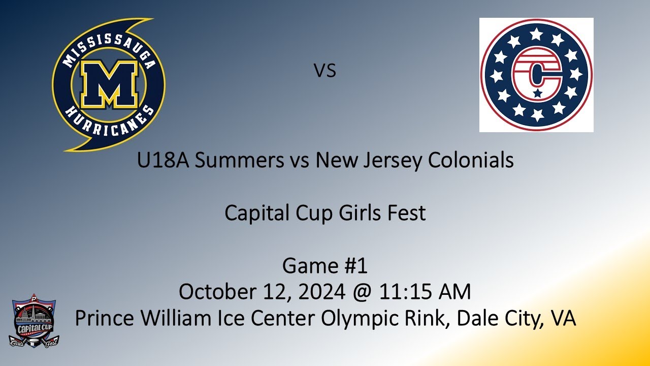 20241012 Capital Cup Game #1 vs NJ Colonials-1st Period - YouTube