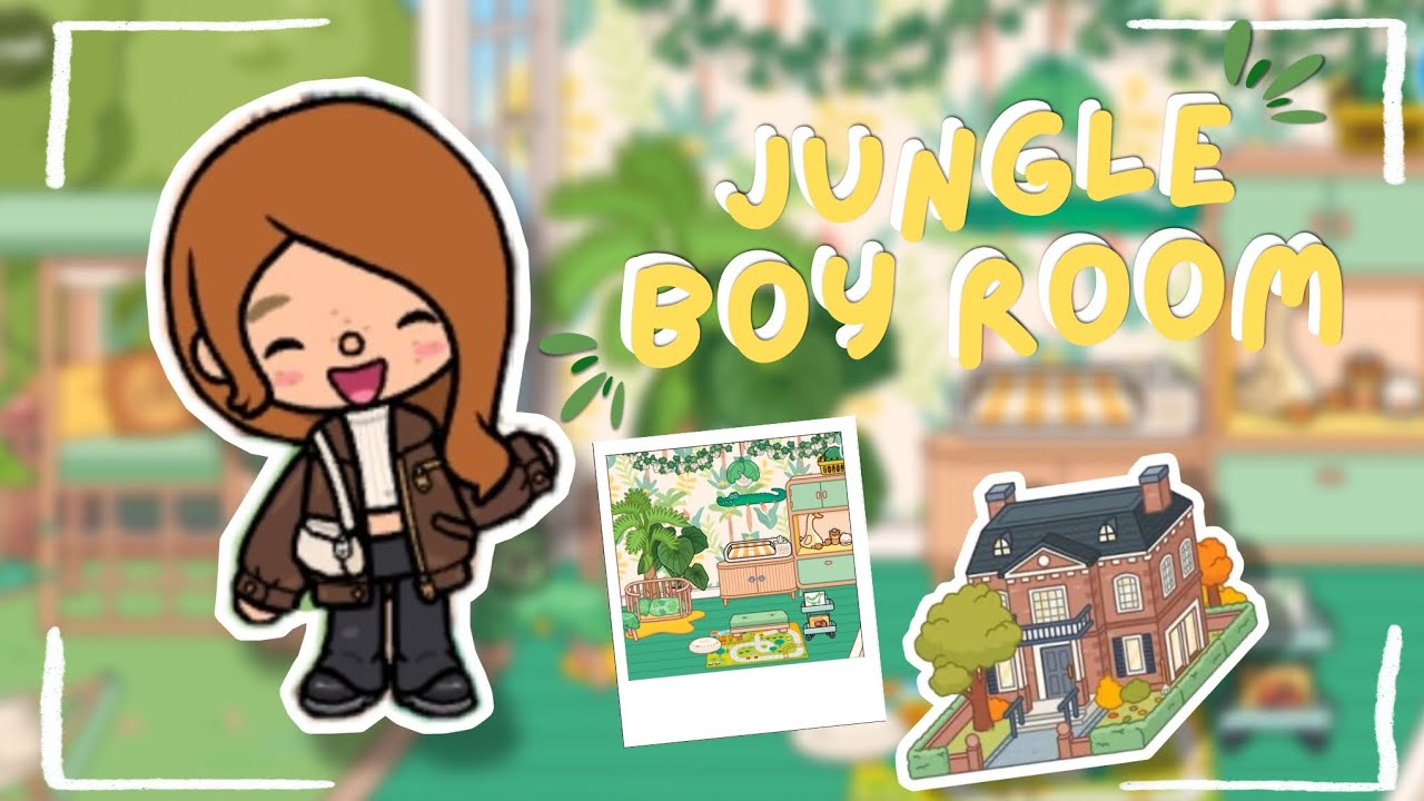 Jungle Inspired Boy Room ~ Toca Boca Room Ideas 🦒🌴 [Room Desing ...