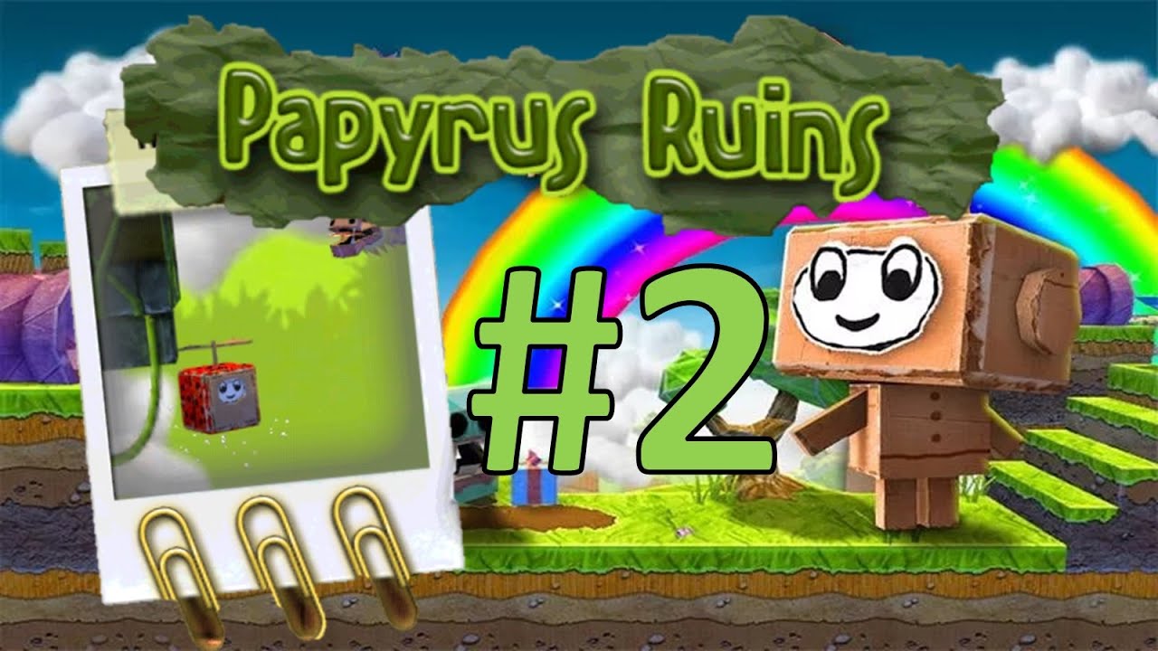 Paper Monsters Papyrus Ruins Level 2 All Paper Clips - YouTube