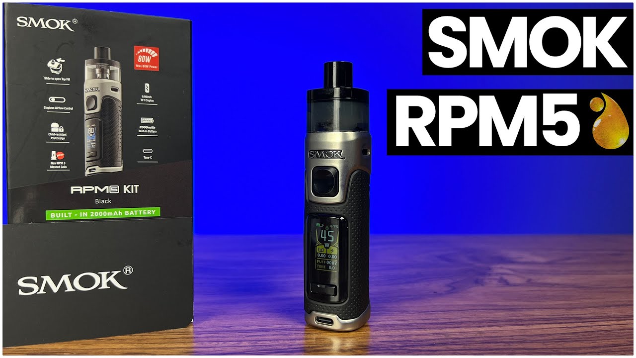 SMOK RPM5 Pod Kit Review - YouTube