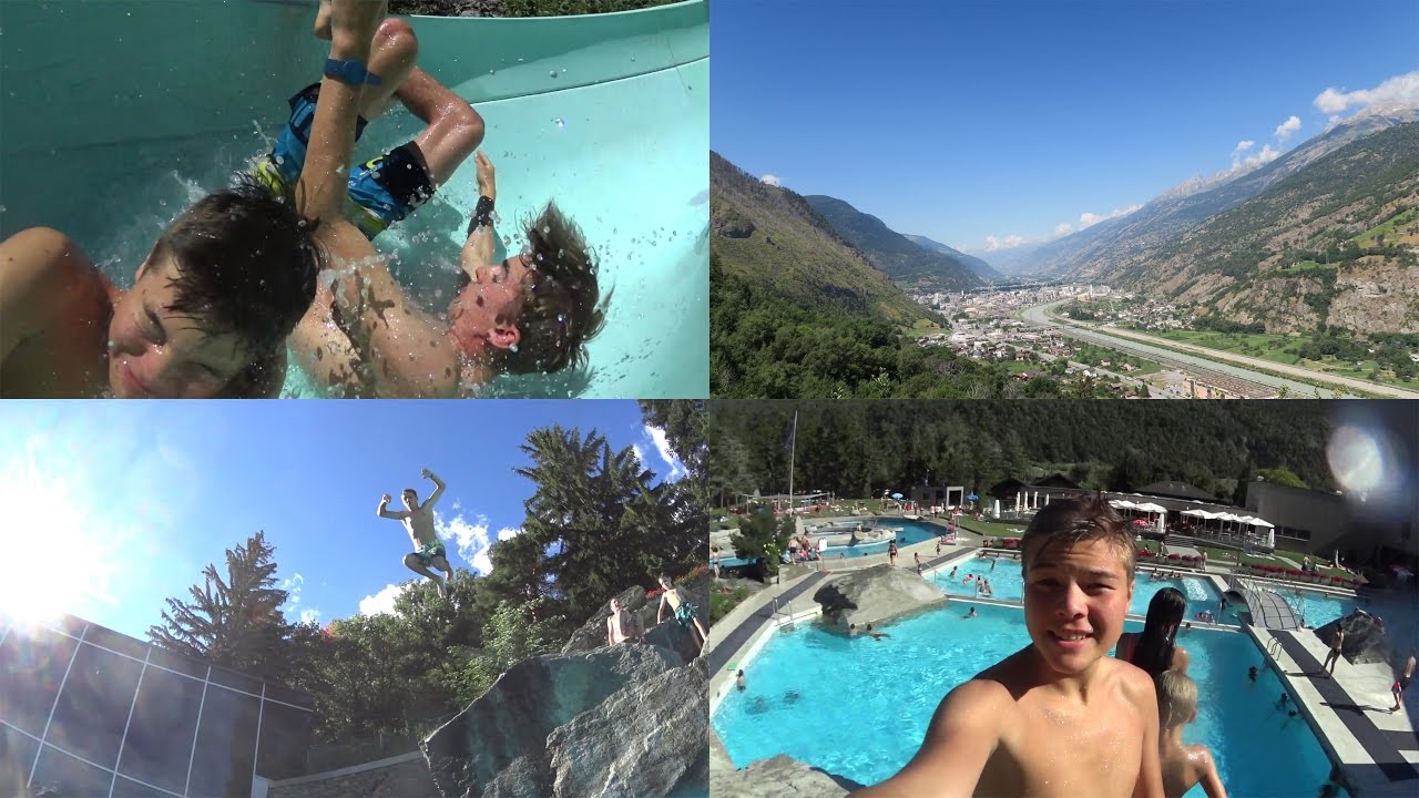 WATERPARK IN THE ALPS! //Switzerland - YouTube
