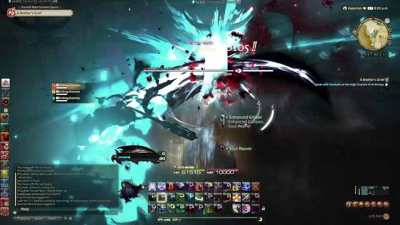 Reaper rotation ff14 - YouTube