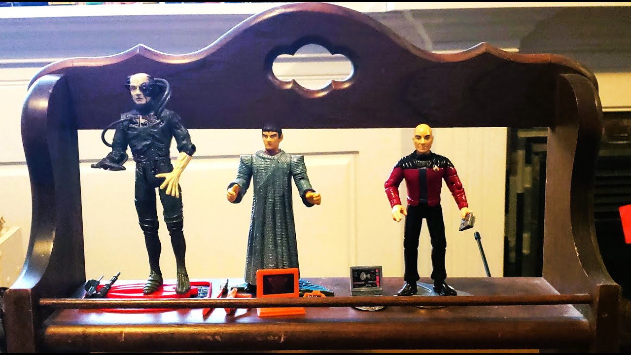 Opening Star Trek Figures Episode 5: Borg, Picard and Data as a Romulan ...