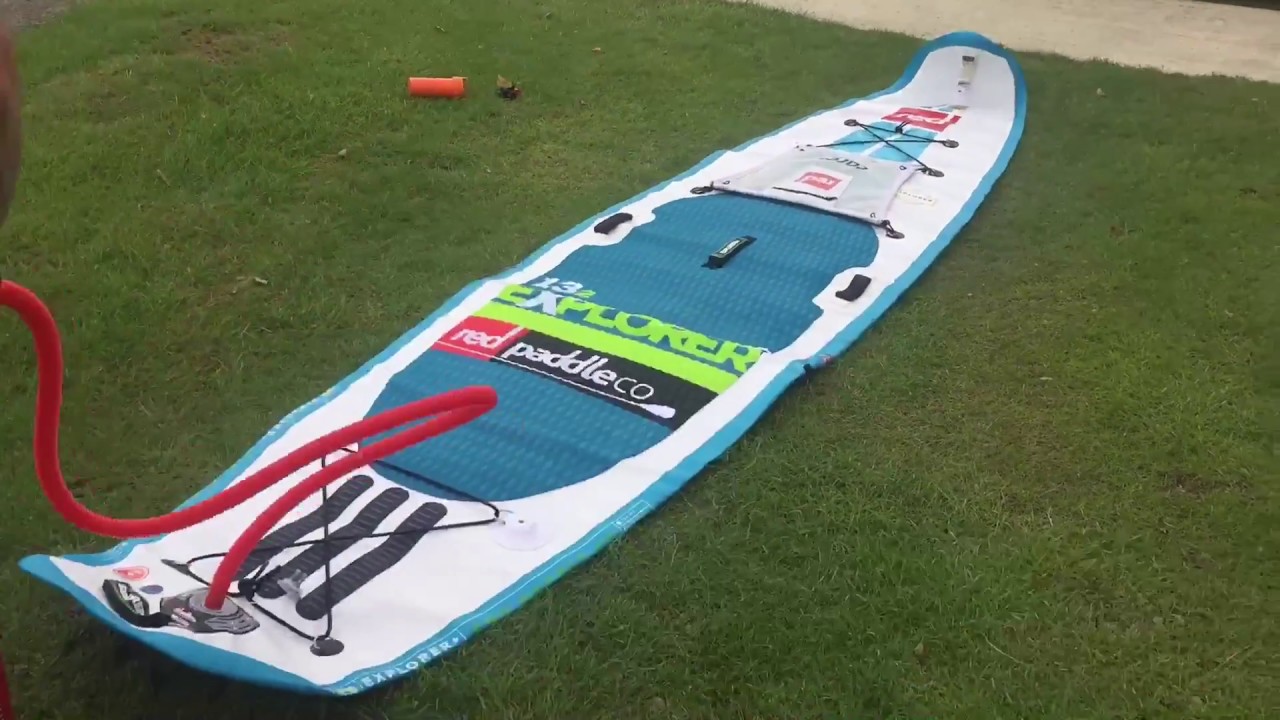 Unboxing The Red Paddle Explorer 13'2 2017 model ISup From Wetsuit ...