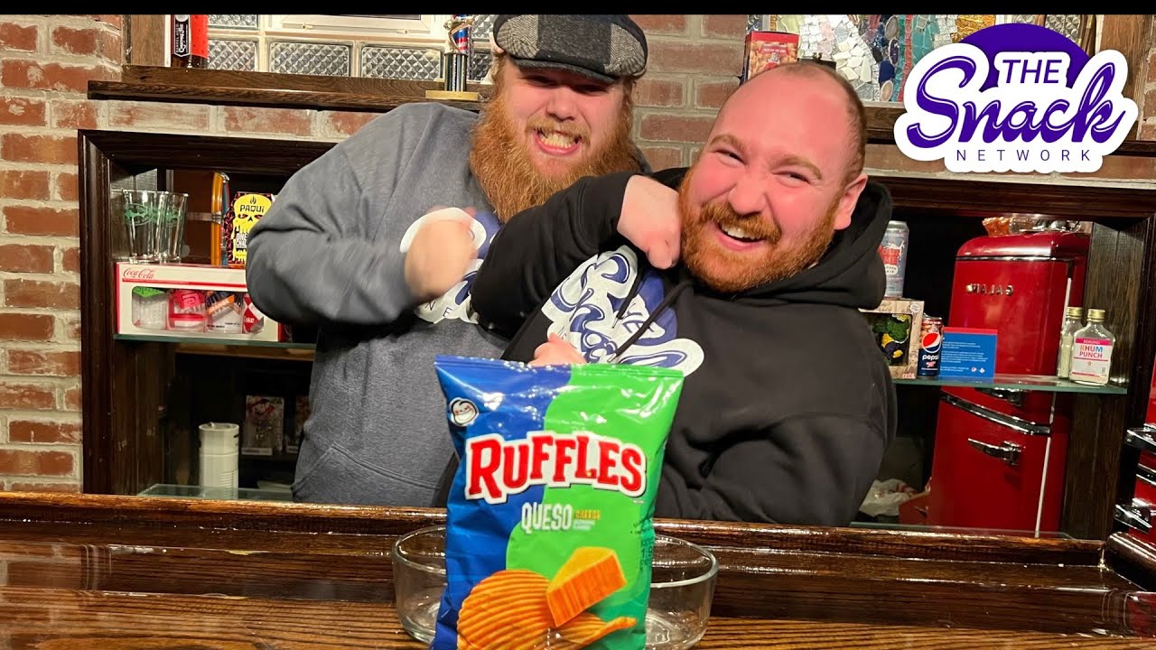 Ruffles Queso Taste Test & Review - YouTube