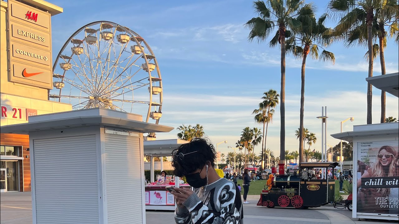 The Pike Outlets And Pine Ave.Pier,Long Beach CA - YouTube