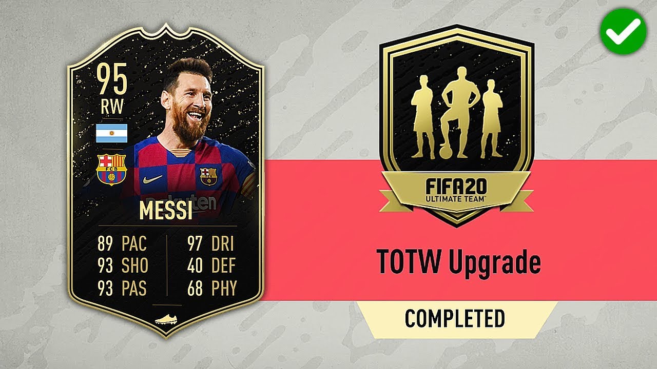 Totw Upgrade Sbc Cheapest Solution Fifa 20 Ultimate Team Youtube