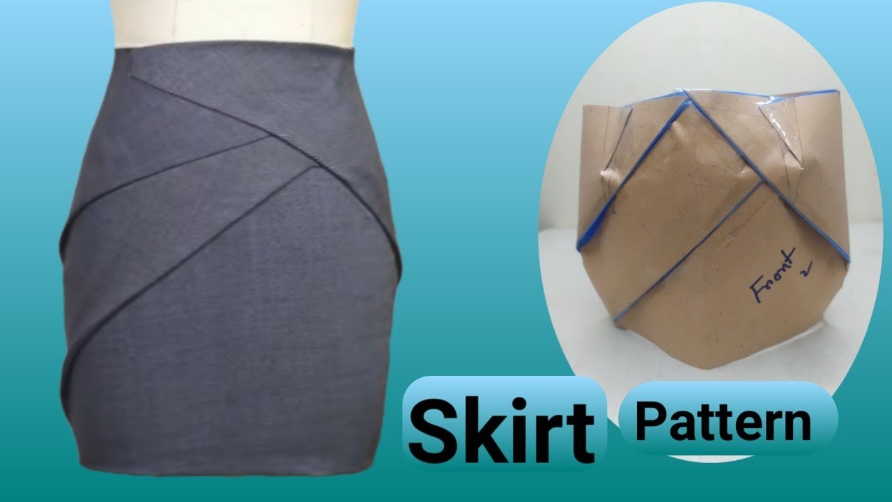 Wrap SKIRT PATTERN TUTORIAL // Easy Teaching for beginner - YouTube