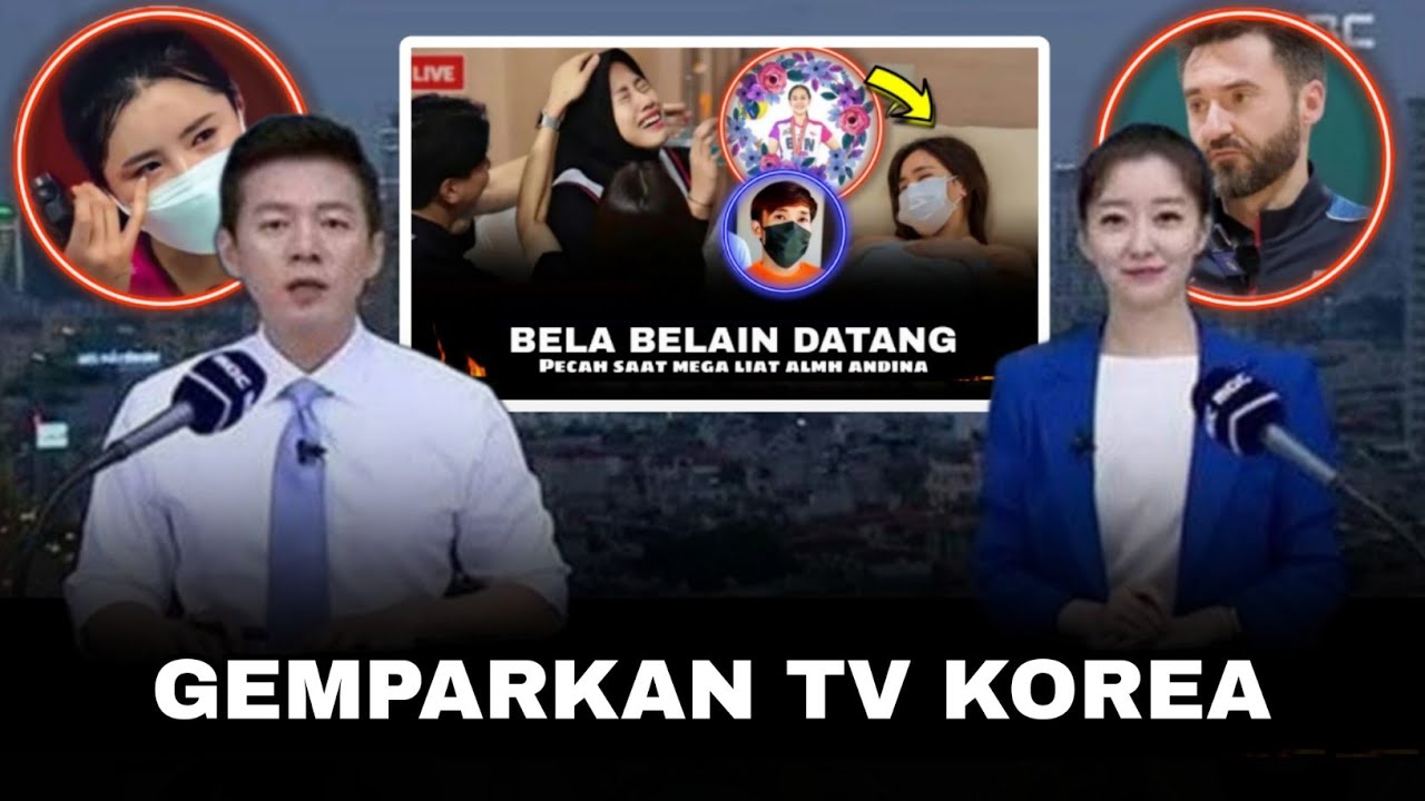 KEJUTKAN KOREA" Aksi mega datang ke almh Andina julia😭Ga kuat pecah Tangis Mega🤦‍♂️update - YouTube