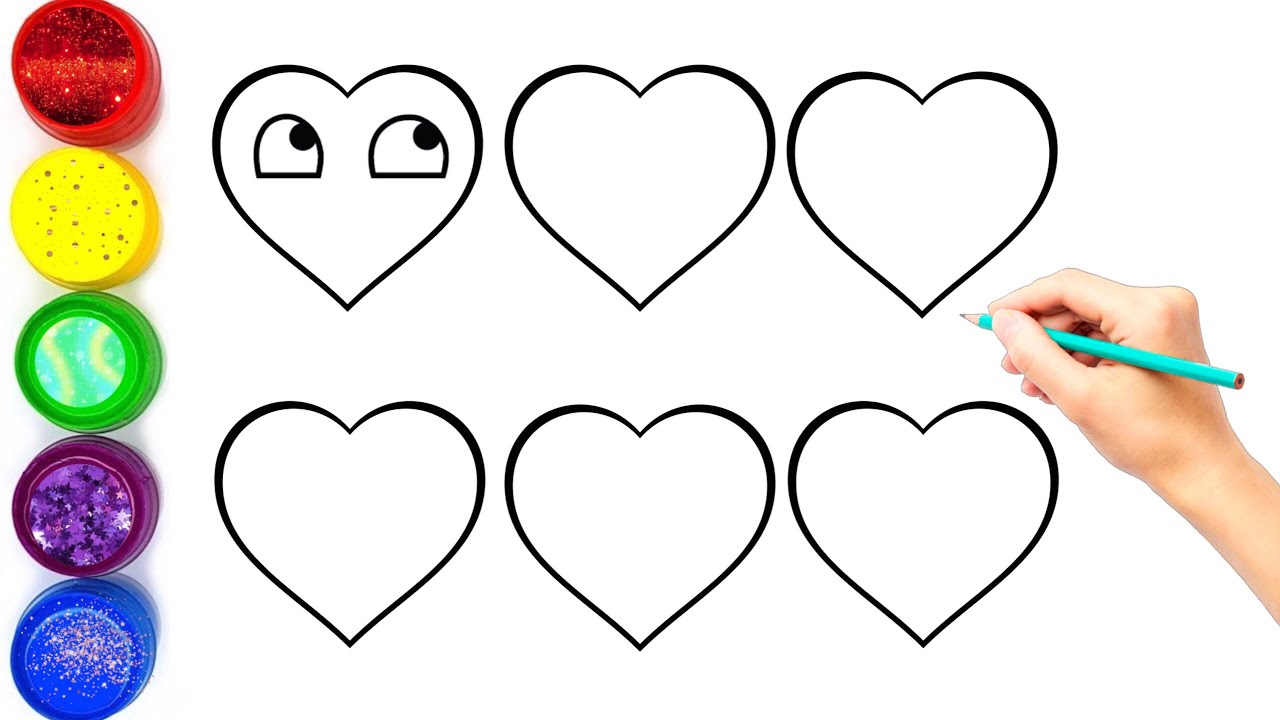 How To Draw Heart | Drawing For Kids - YouTube