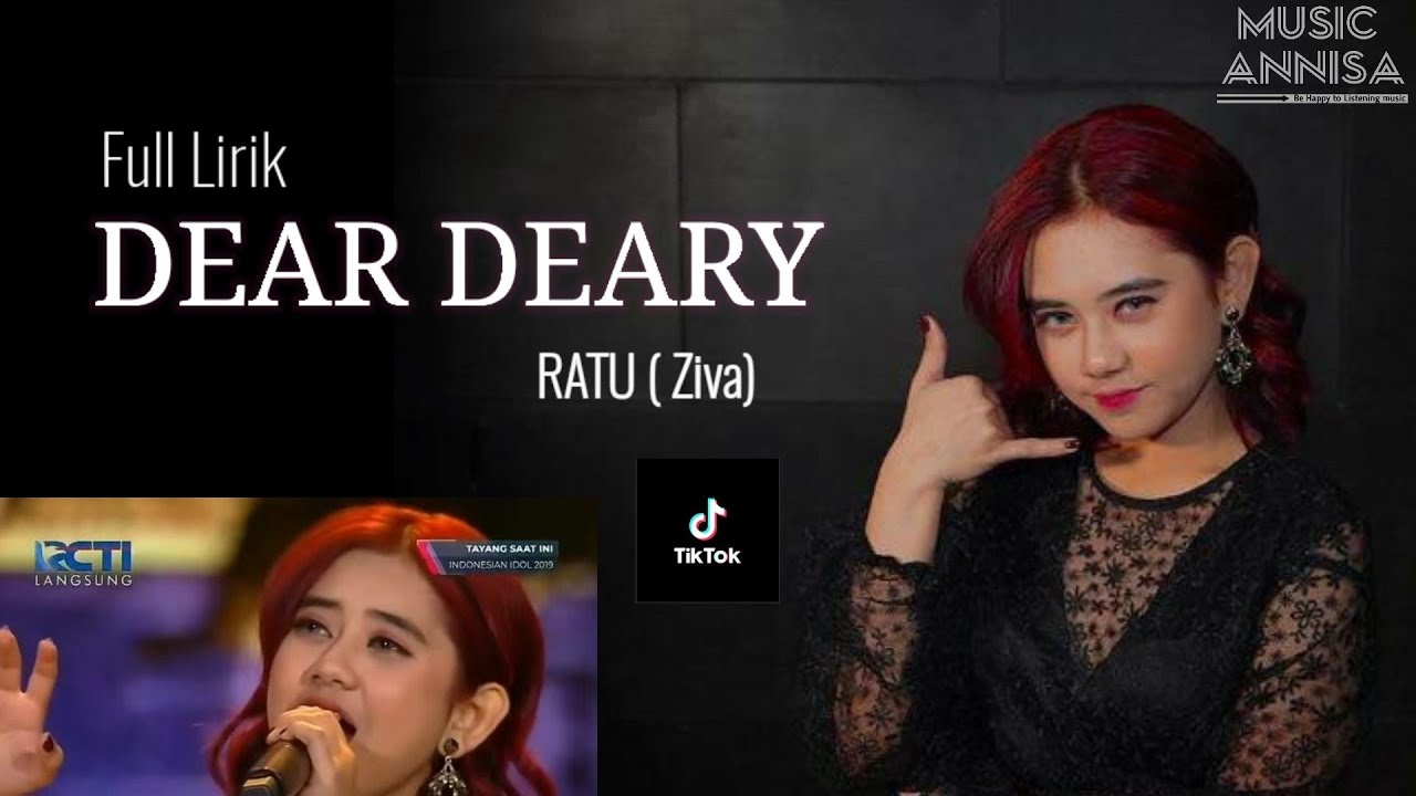Dear Diary - song by Ratu ( Ziva) 🎵 Full Lirik || Ratu Tiktok #viral # ...