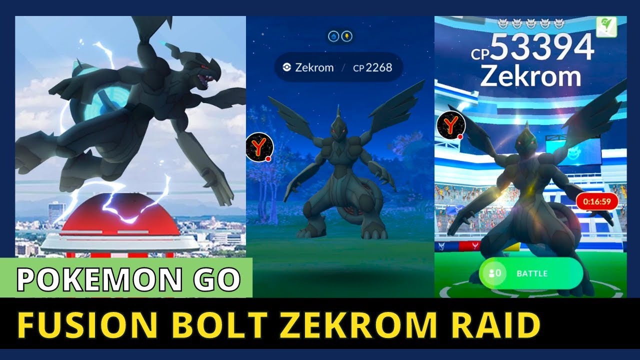 Zekrom is Back With Fusion Bolt - Pokemon Go - YouTube