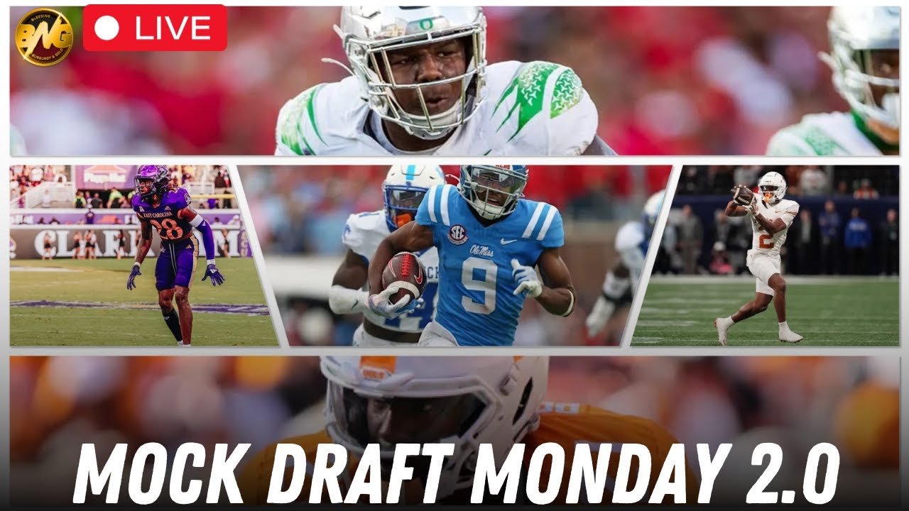 MOCK DRAFT MONDAY 2.0 STREAM - YouTube