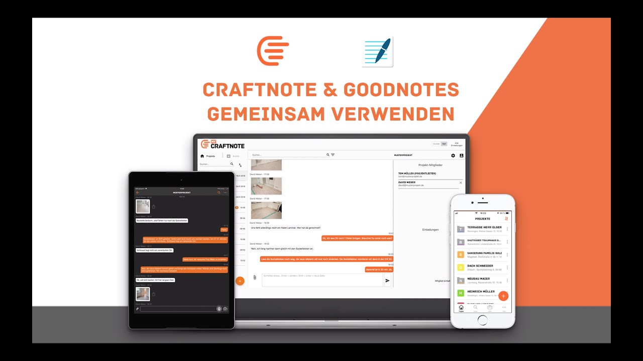 Craftnote & GoodNotes gemeinsam verwenden | Craftnote - App für ...