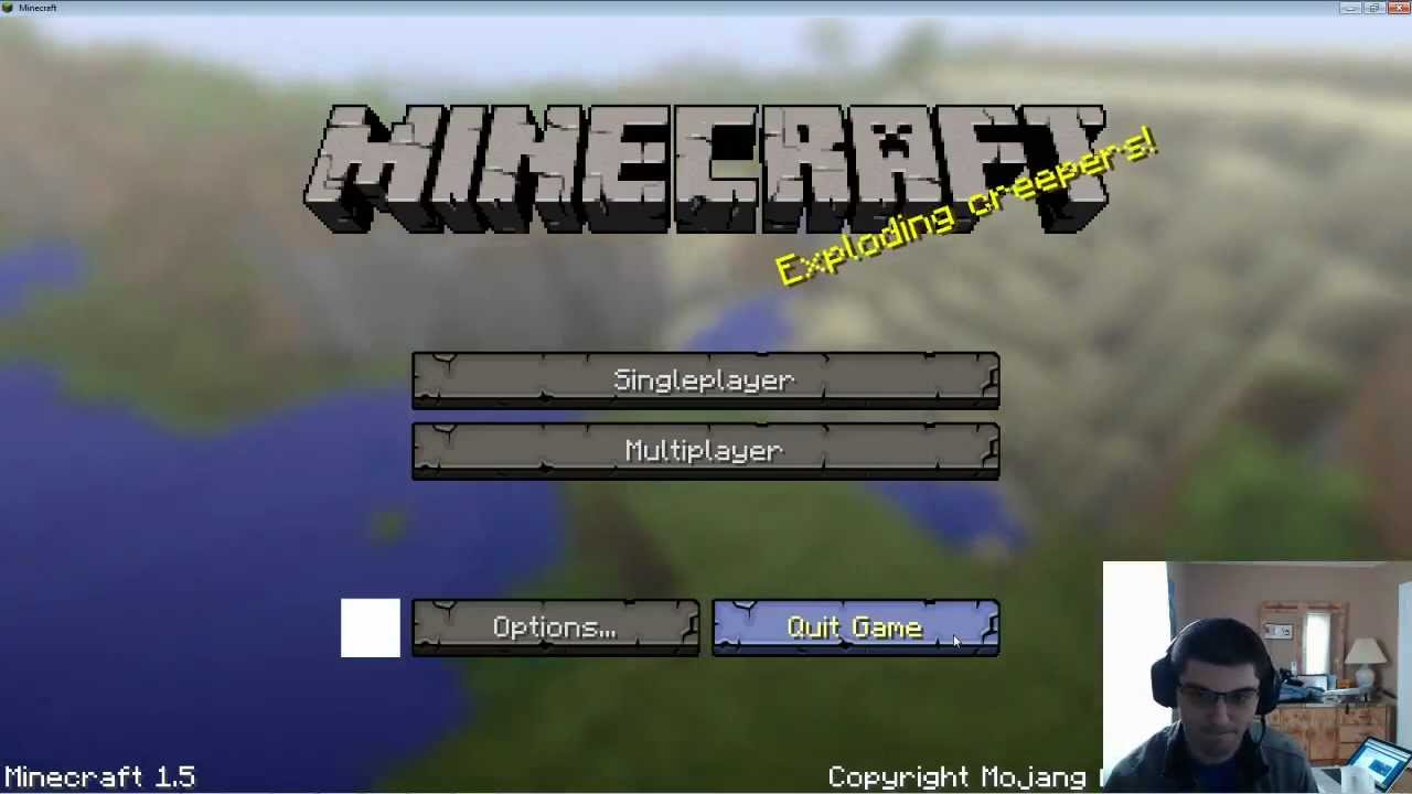Minecraft Player Scared of Enderman - YouTube