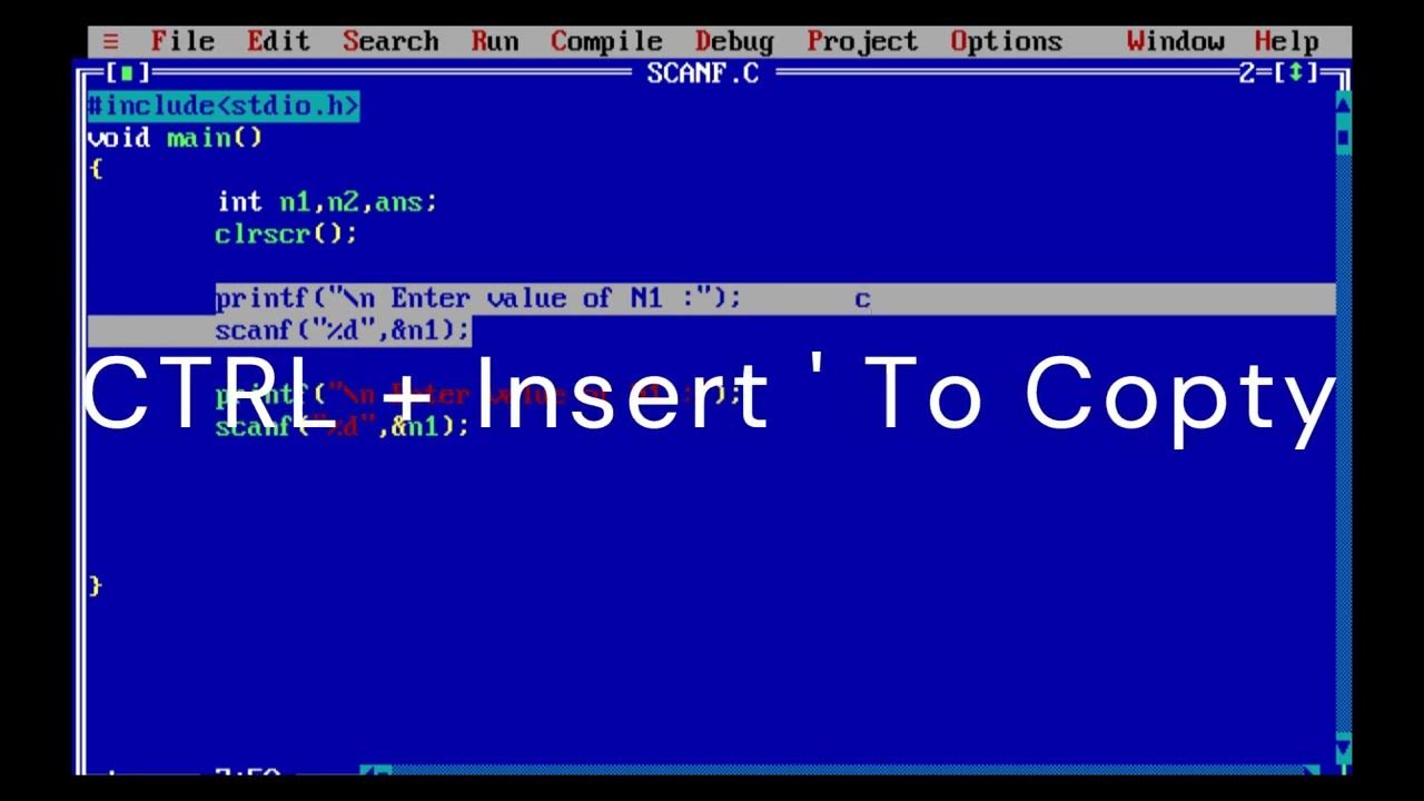C Language Tutorials - Practical Program 1 - YouTube