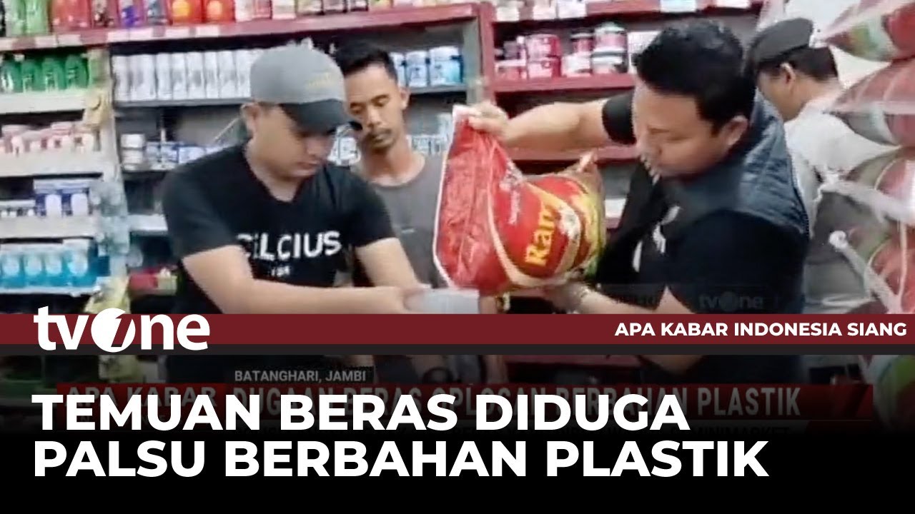Waspada! Beras Oplosan Berbahan Plastik Kembali Beredar | AKIS tvOne - YouTube