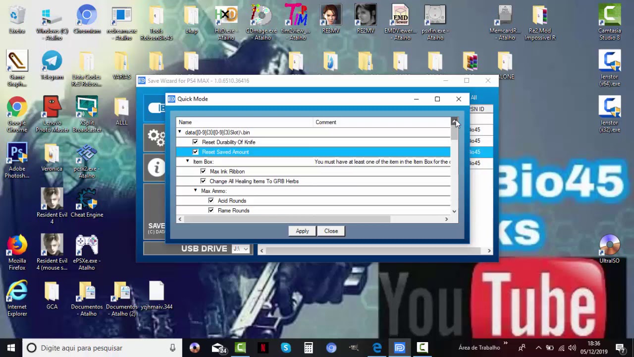Um pequeno Tutorial de como aplicar os codigos ja existentes no Save ...