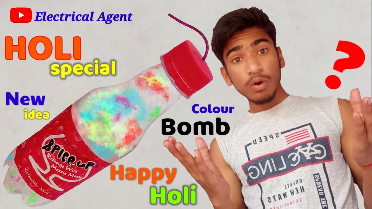 Holi Special // Happy Holi // New Idea // Crackers // Hacks with bottle ...