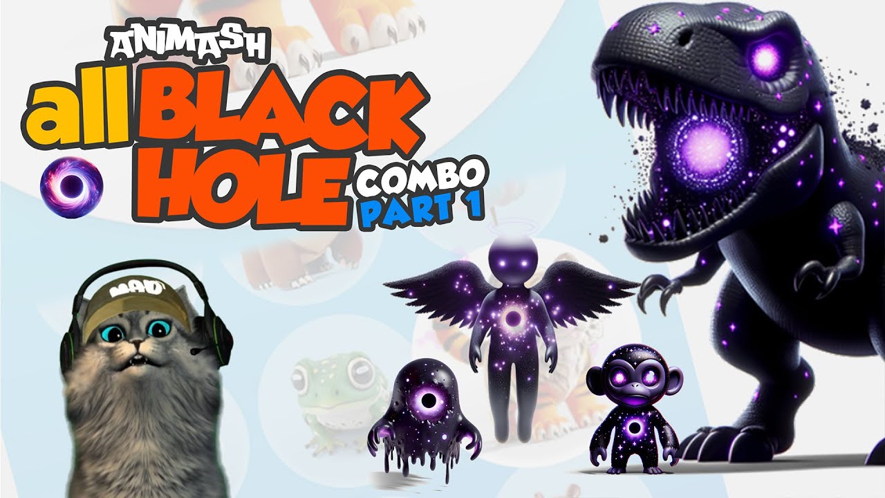 Animash all BLACK HOLE part1 supreme review animash fusion - YouTube