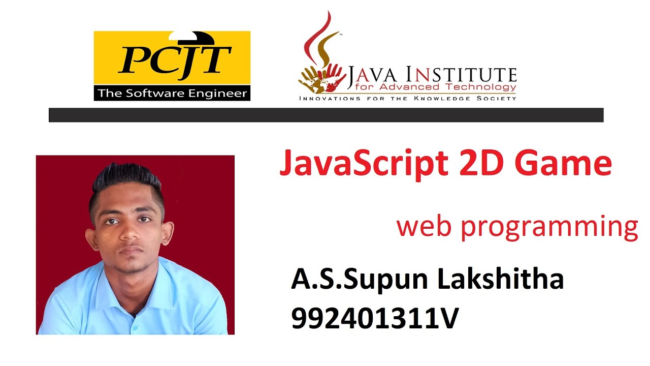 Java Script 2d Game Java Institute Css Javascript Html Youtube 3034