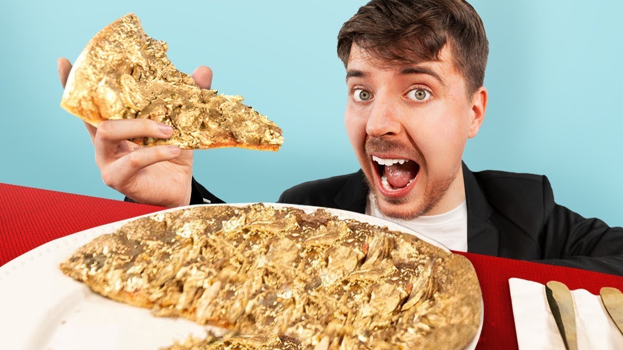 Me Comí una Pizza de Oro de $70,000 - YouTube