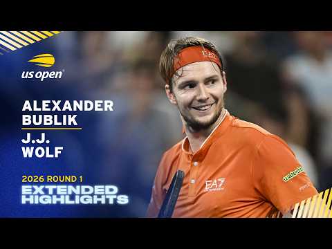 Alexander Bublik vs. J.J. Wolf Extended Highlights | 2026 US Open Round 1