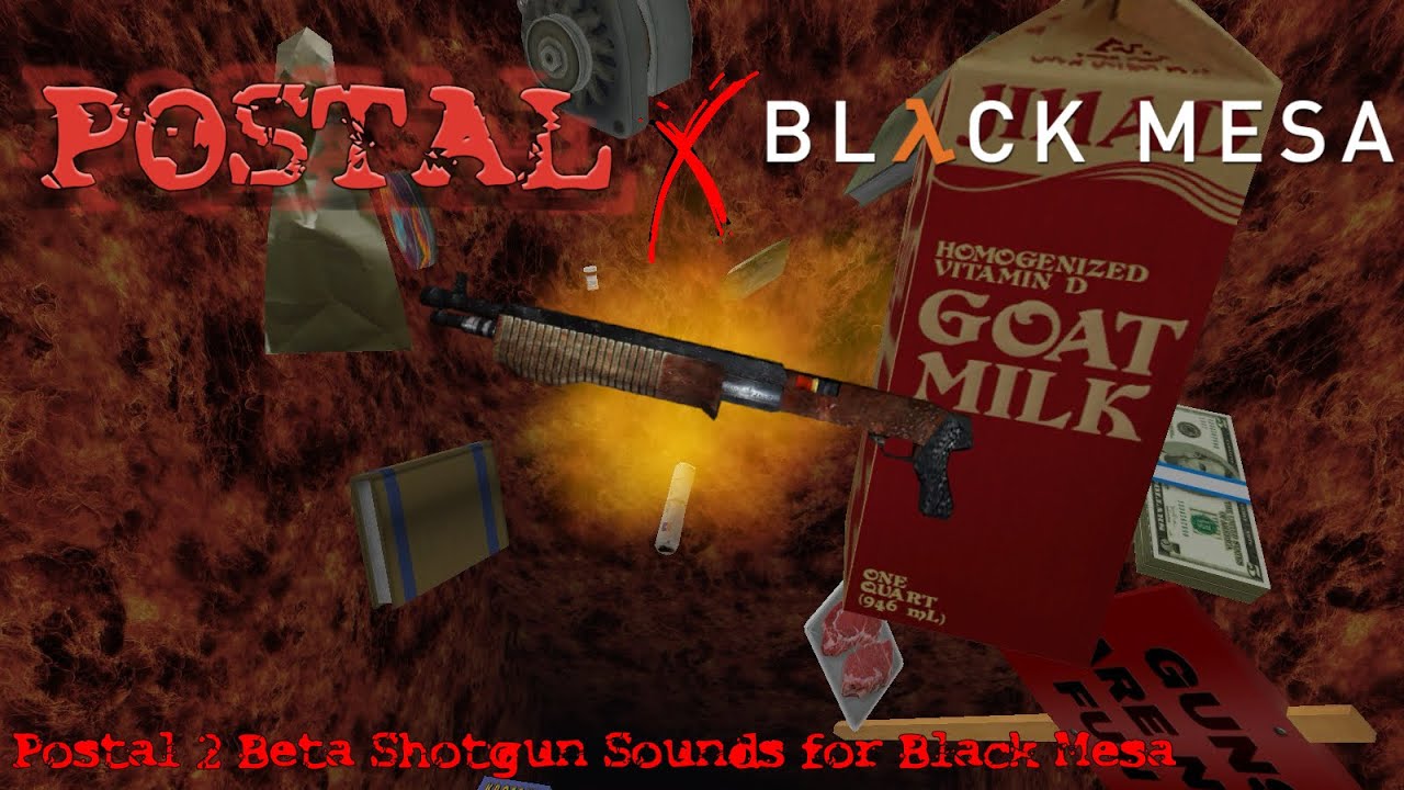 POSTAL X Black Mesa - Beta Shotgun sounds on BMS Shotgun - YouTube