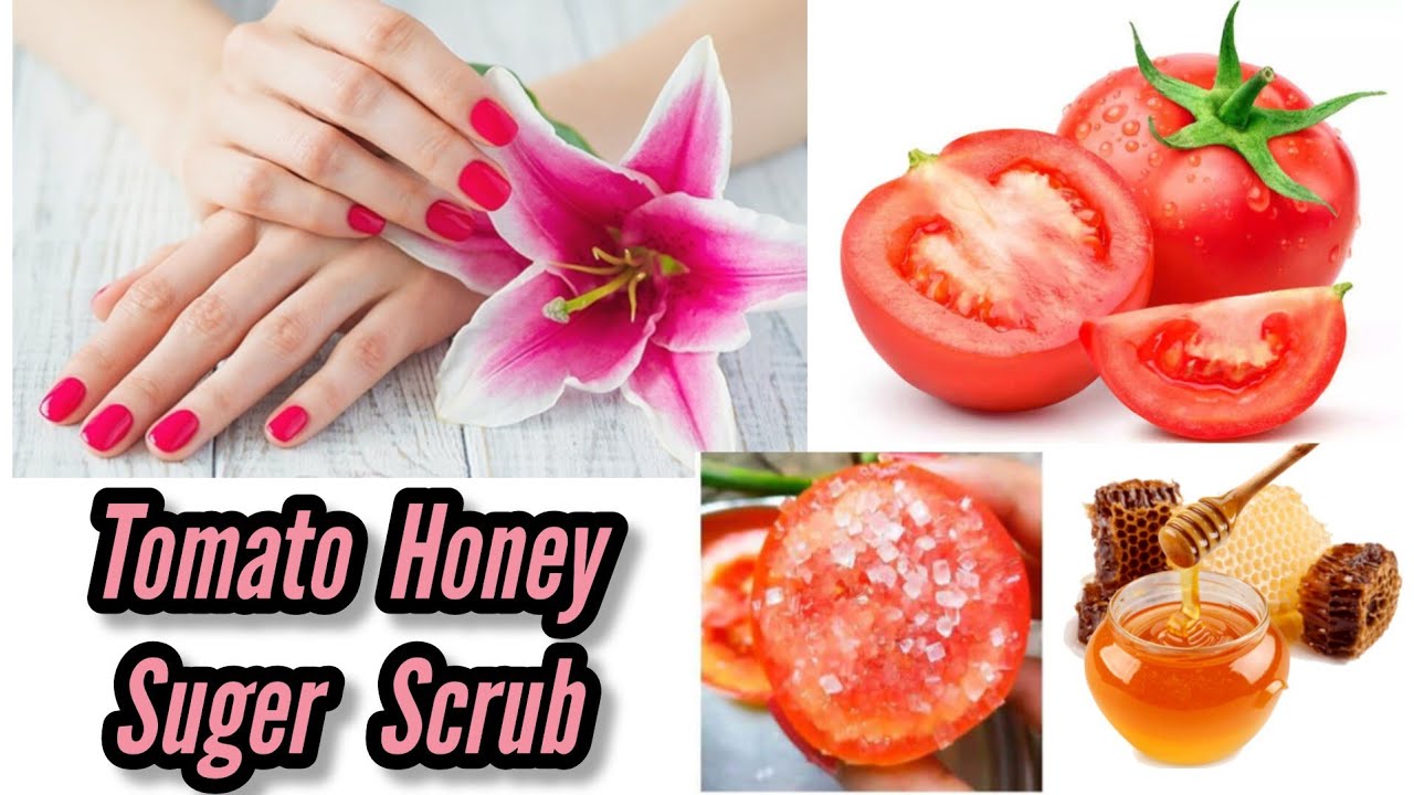 Get fair skin glowing skin remove dark spots by Tomato Facial scrub ...