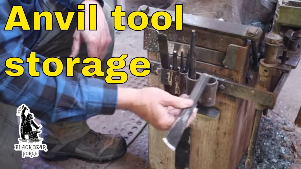 Tool storage at the anvil - YouTube
