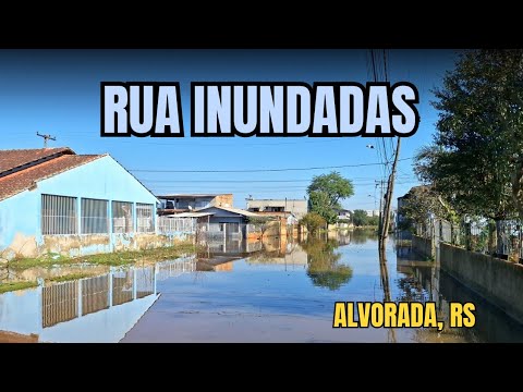 Alvorada, RS sofre inundação com cheia do Rio Gravataí, ainda muito alto - 31/07/2026