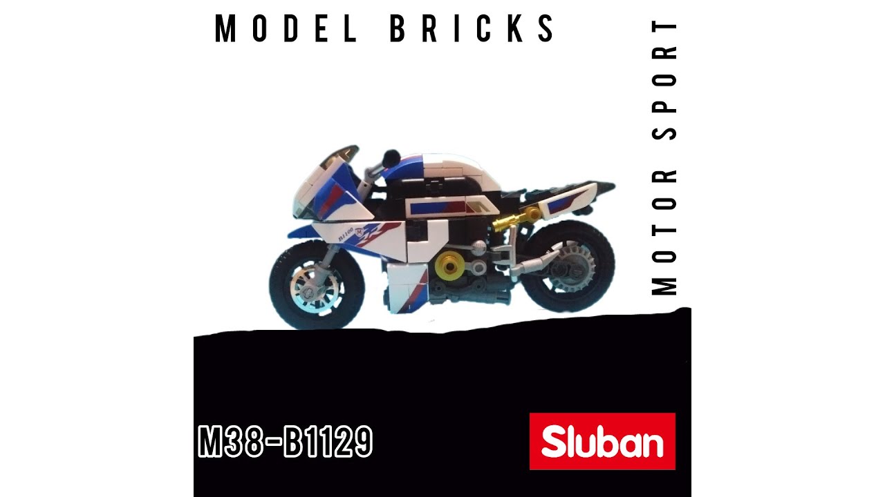 Sluban model bricks M38-B1129 motor sport - YouTube