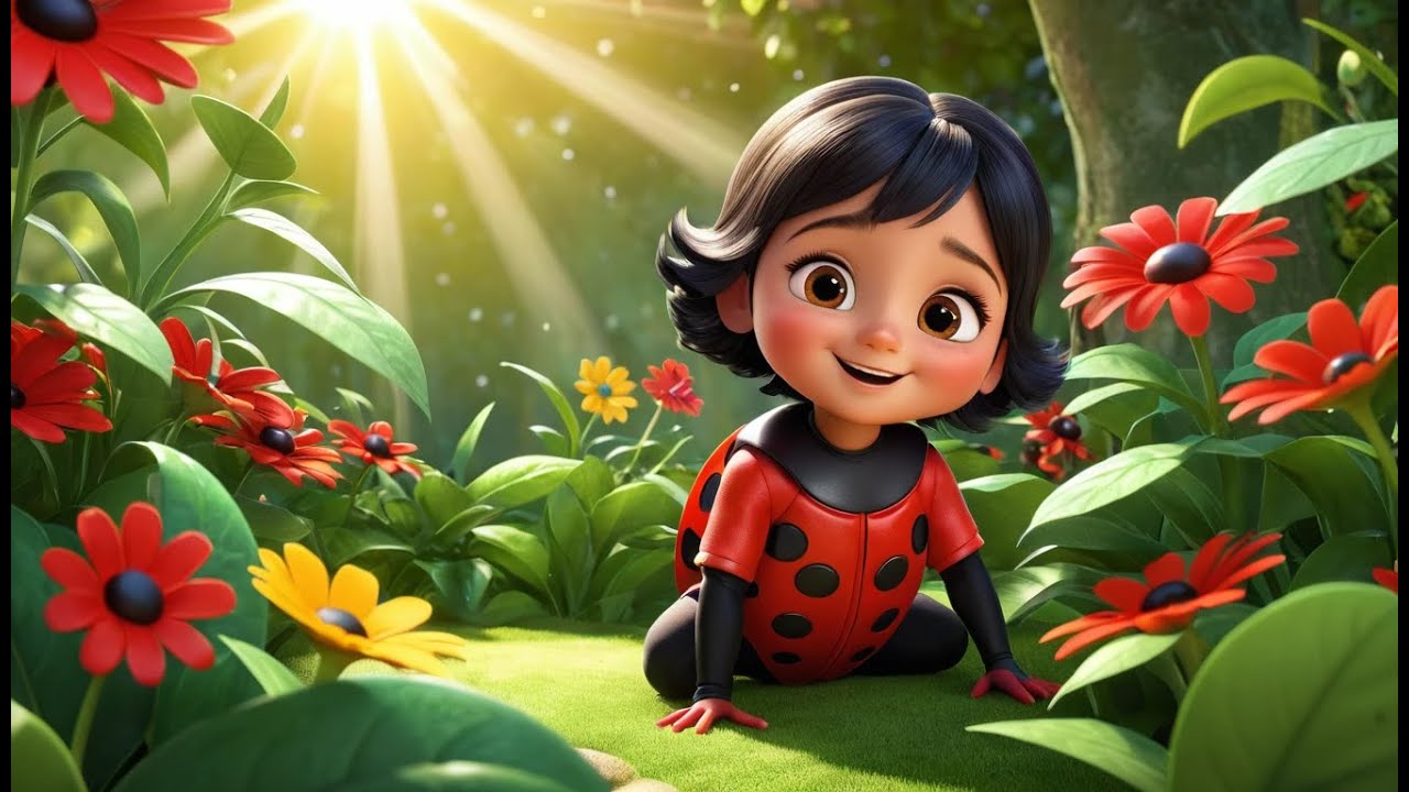 Itsy Bitsy Ladybug | Fun Ladybug Song for Kids | Ladybug Adventure for ...
