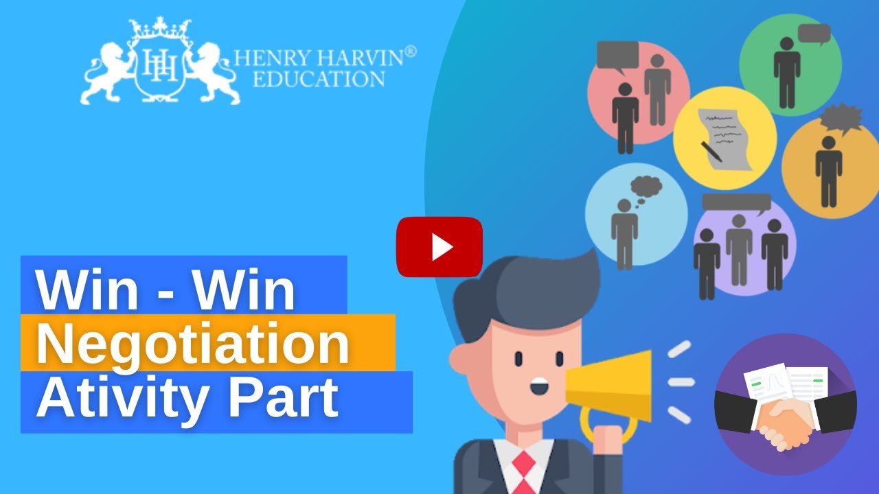 Win-Win Negotiation | Activity Part | Best Art Of Negotiation Tutorial ...