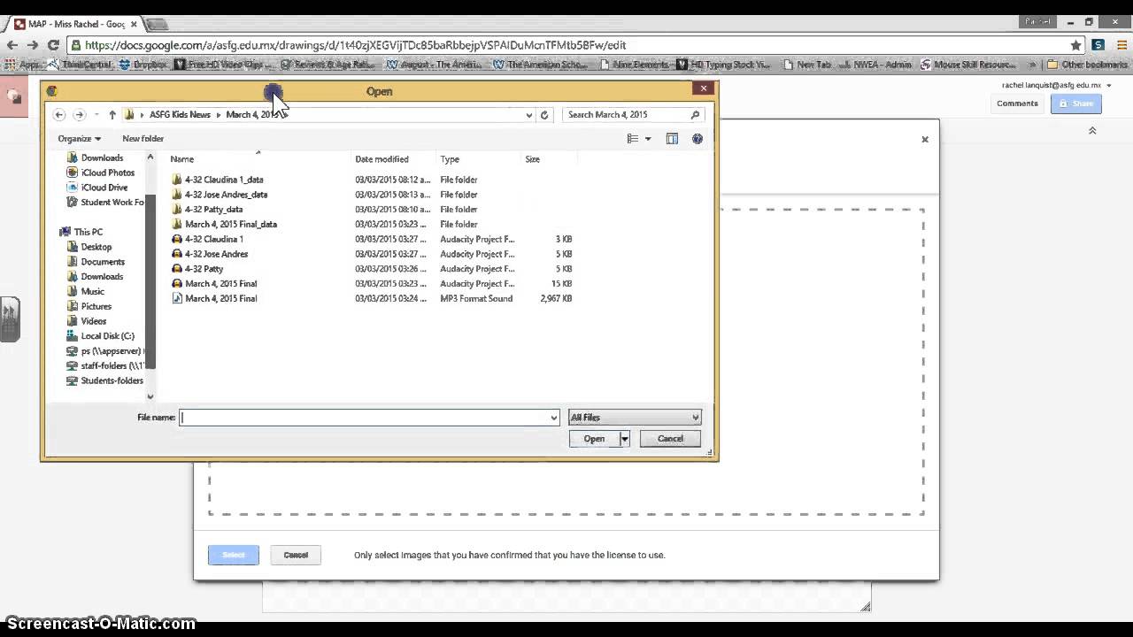 1st Google Drawing Insert Image - YouTube