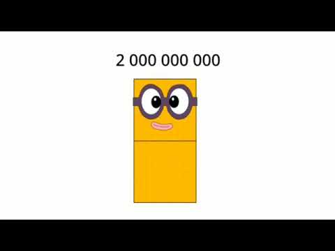 Numer Blocks 1000000000-110000000000 - YouTube