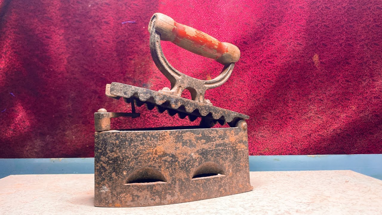 Restoration of Old Rusty Iron - Bringing History Back to Life - YouTube