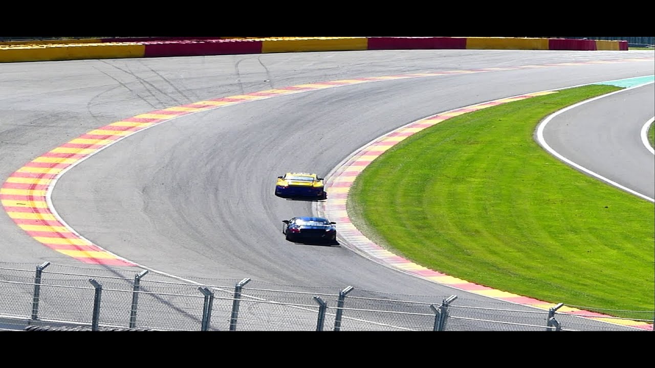 Porsche GT3's Eau Rouge 2019 - YouTube