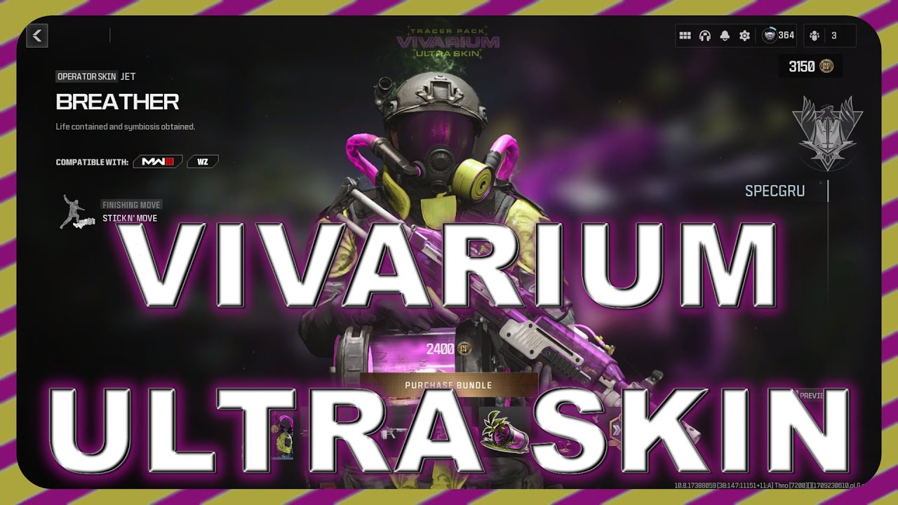 The New Vivarium Ultra Skin Bundle In Modern Warfare 3 - YouTube