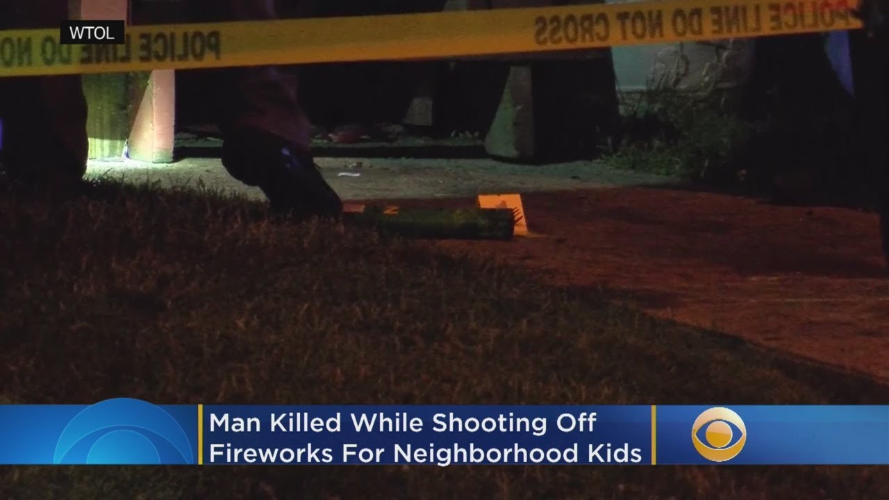 Man Killed While Shooting Off Fireworks For Neighbor Kids - YouTube