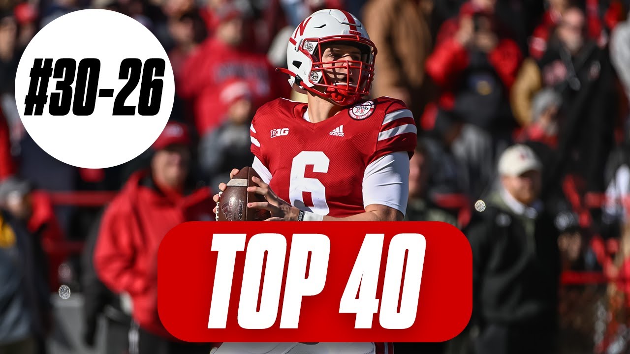 HuskerOnline counts down Top 40 Nebraska Football players on current ...