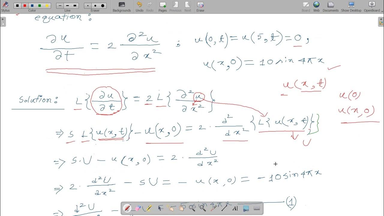 Solving boundary value problem by using Laplace transformation (Bangla Tutorial). - YouTube