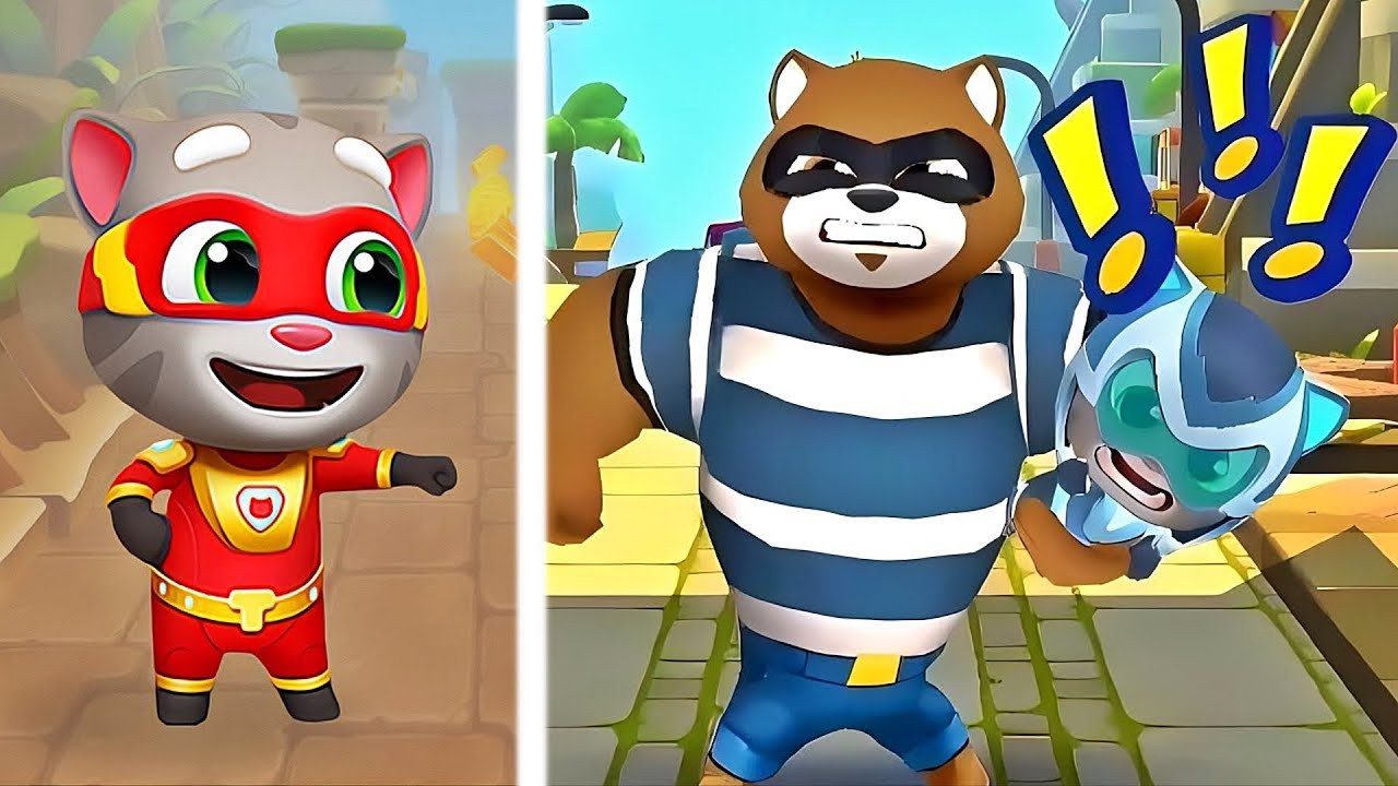 Talking Tom Hero Dash - Discover all the heroes - New ULTRAHERO ...