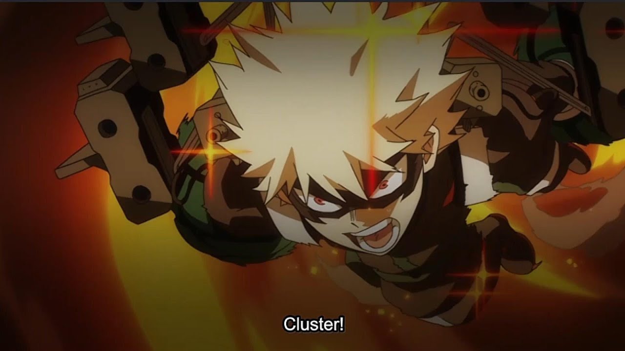 My Hero Academia - Bakugo's: Howitzer Impact Cluster! - YouTube