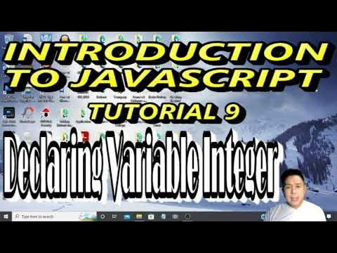 Introduction to JavaScript Tutorial 9 Tagalog - DECLARING VARIABLE INTEGER - YouTube