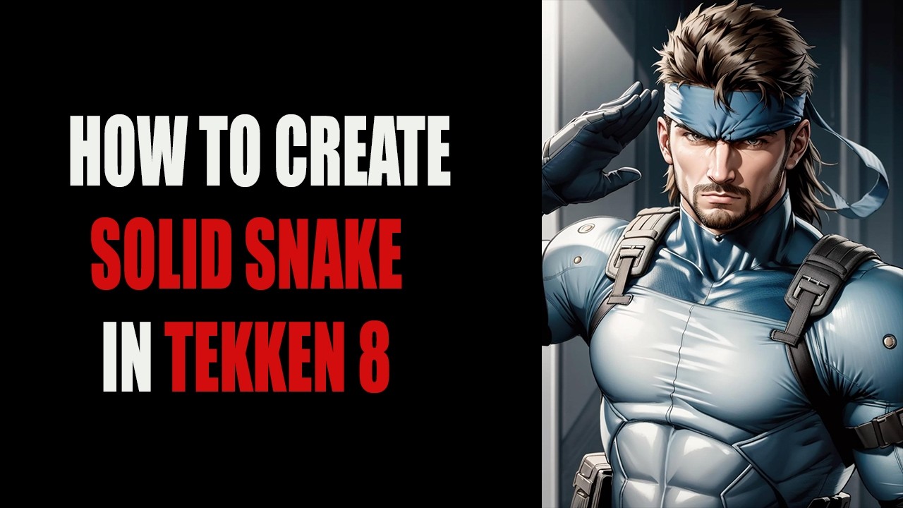 TEKKEN 8 - LET'S CREATE SOLID SNAKE IN TEKKEN 8 - YouTube